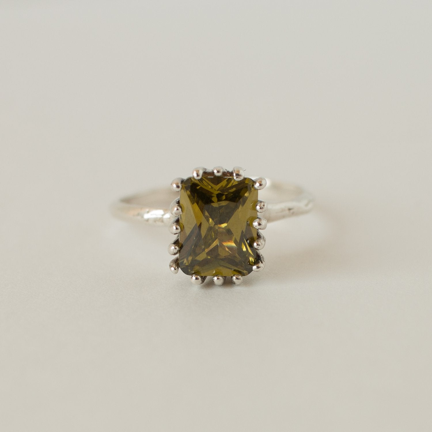 Ramona Stone Ring / Smoky Topaz ＜Merewif＞ – PAULINE STUDIO