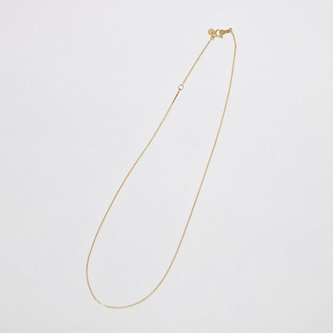 Fine Box Chain Necklace / 18K ＜PAULINE STUDIO ポーリーンストゥディオ オリジナル＞